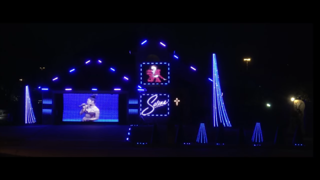 Watch This Amazing Light Show In Honor Of Selena Quintanilla | Trevor ...